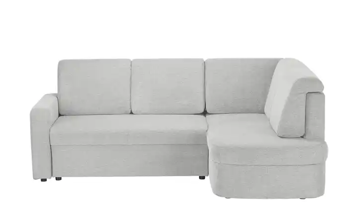 Tabitha Ecksofa | Silbergrau, rechts