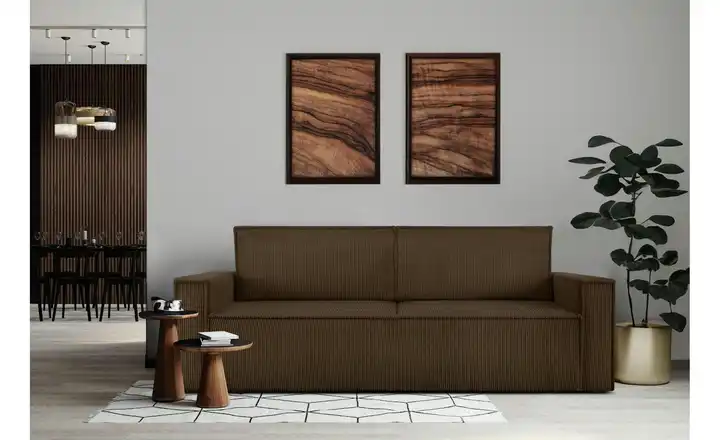 KONSIMO Einzelsofa Napi | Dunkelbraun