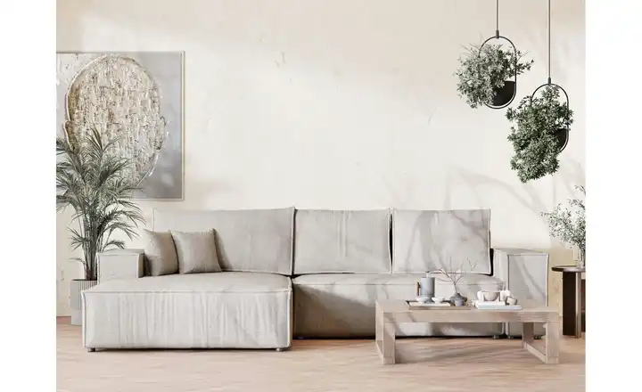 Ecksofa Maze | Beige, links